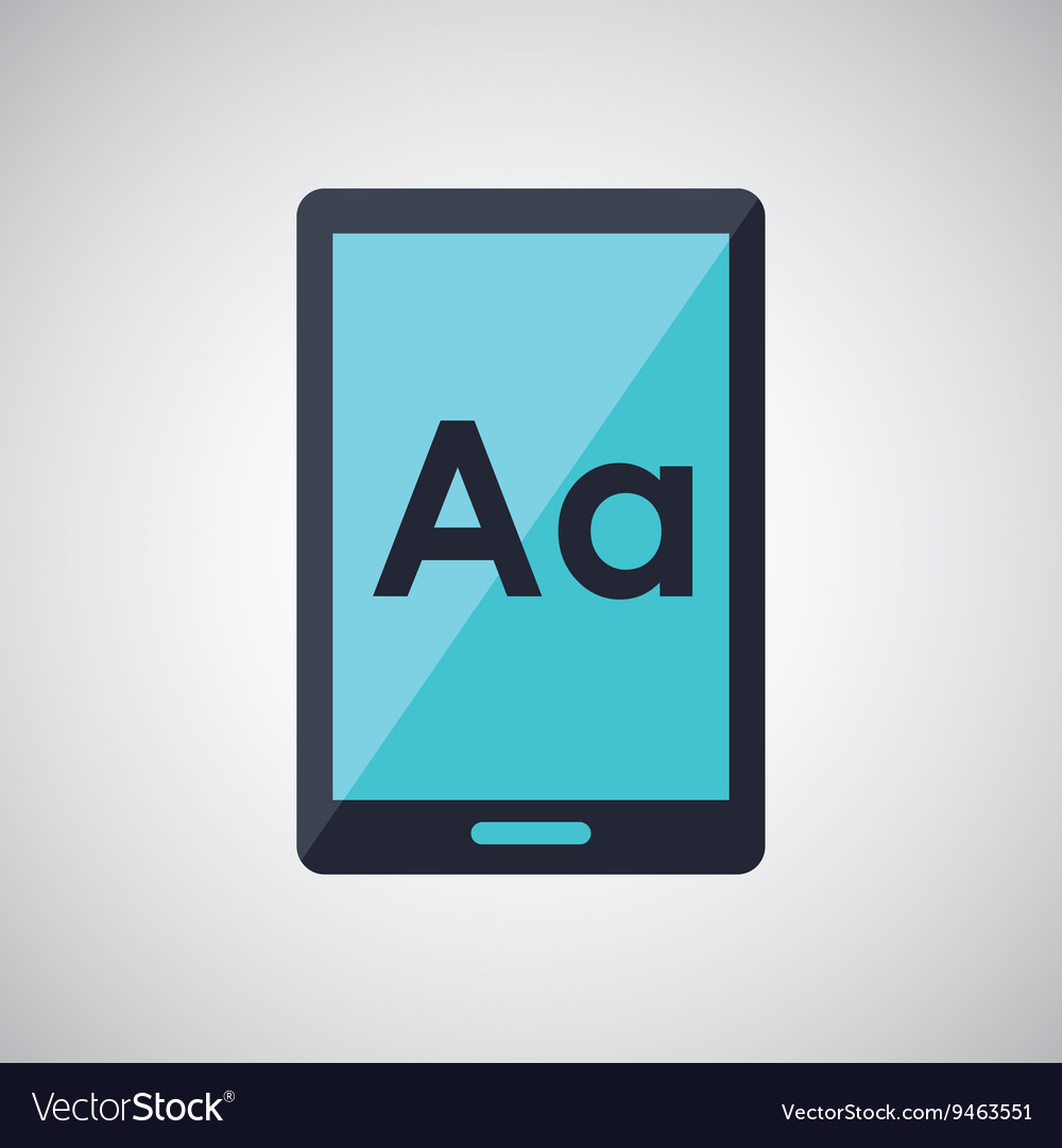 Electronic book design Royalty Free Vector Image