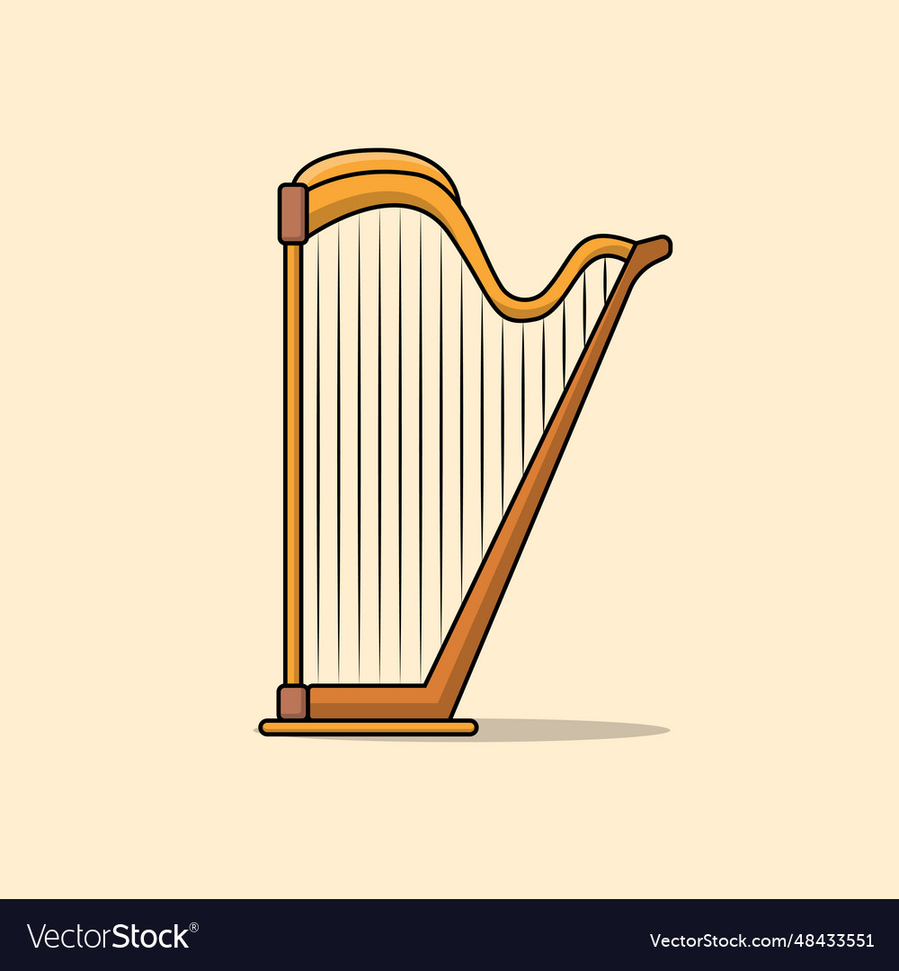 Harp Royalty Free Vector Image - VectorStock