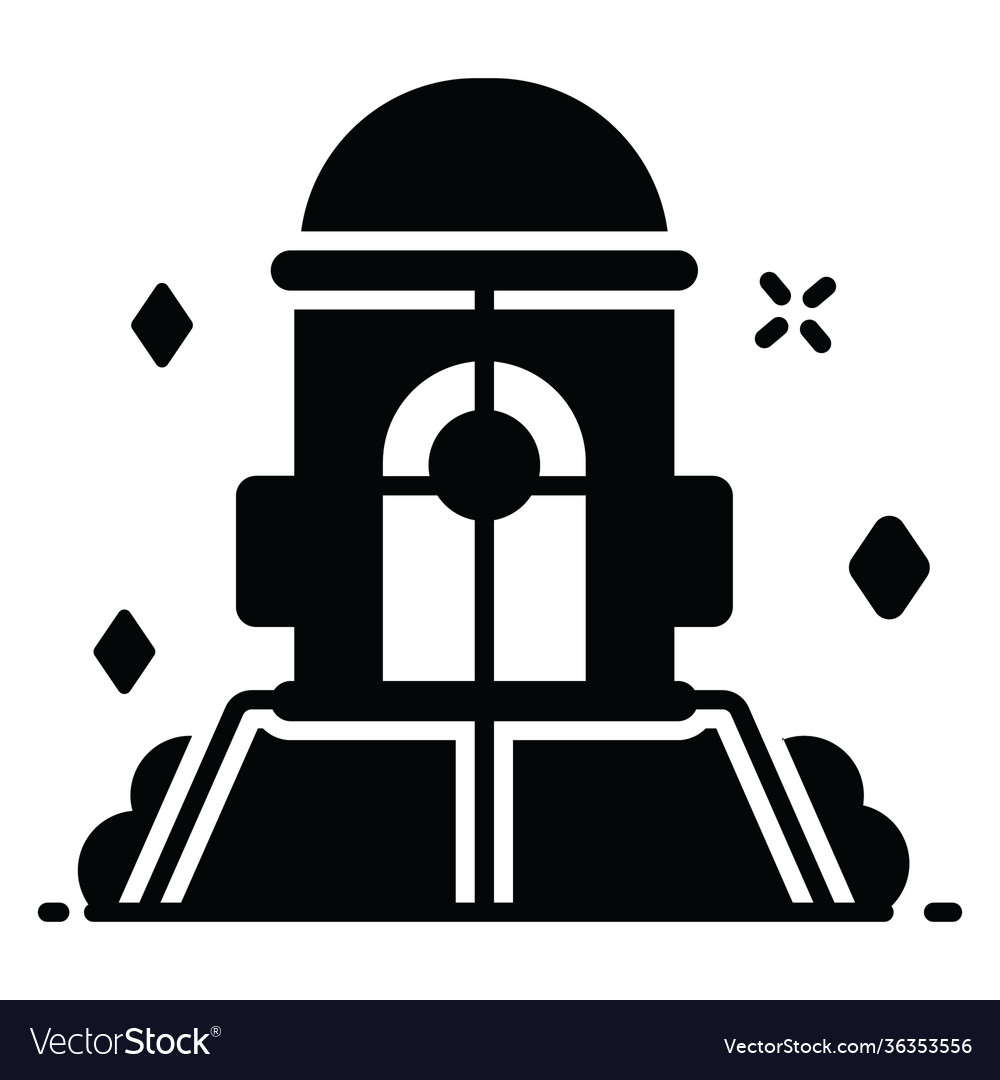 Moon lander Royalty Free Vector Image - VectorStock
