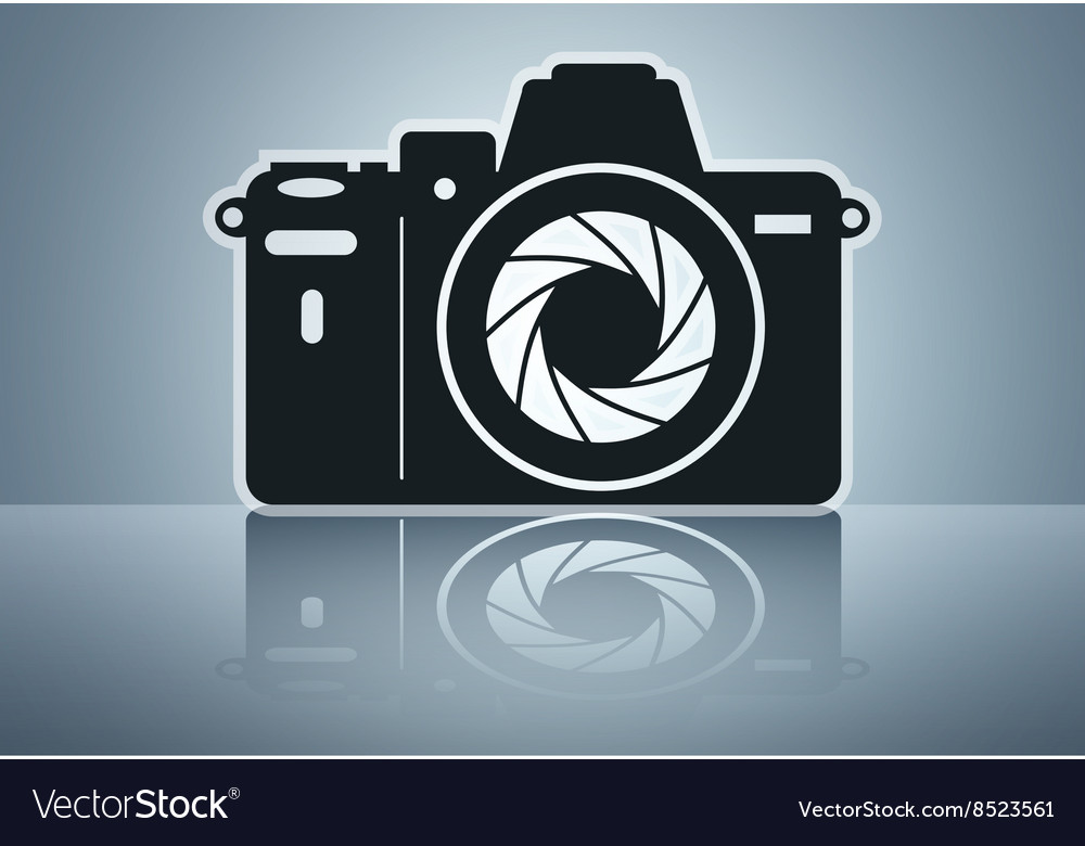 Camera symbol Royalty Free Vector Image - VectorStock