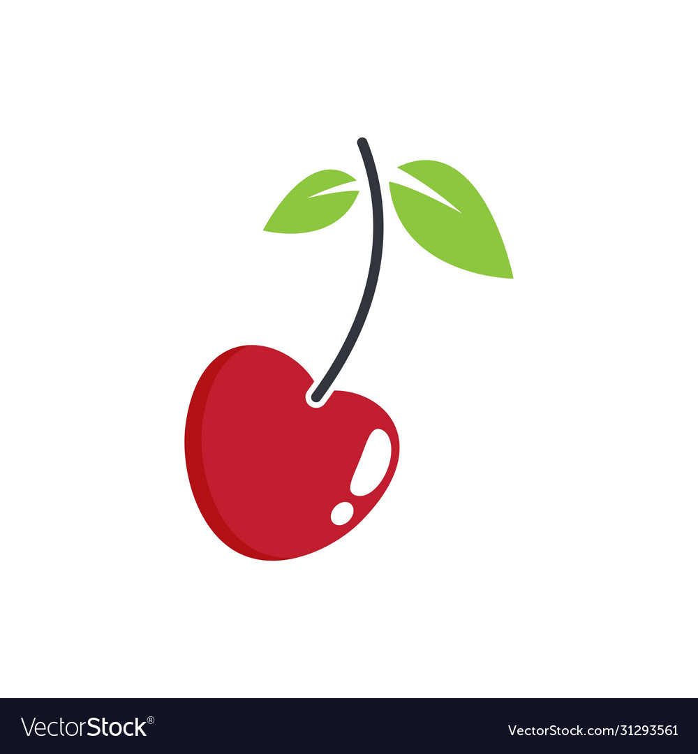 Cherry icon Royalty Free Vector Image - VectorStock