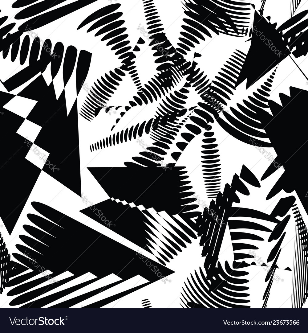 Abstract dot geometric seamless pattern artistic Vector Image