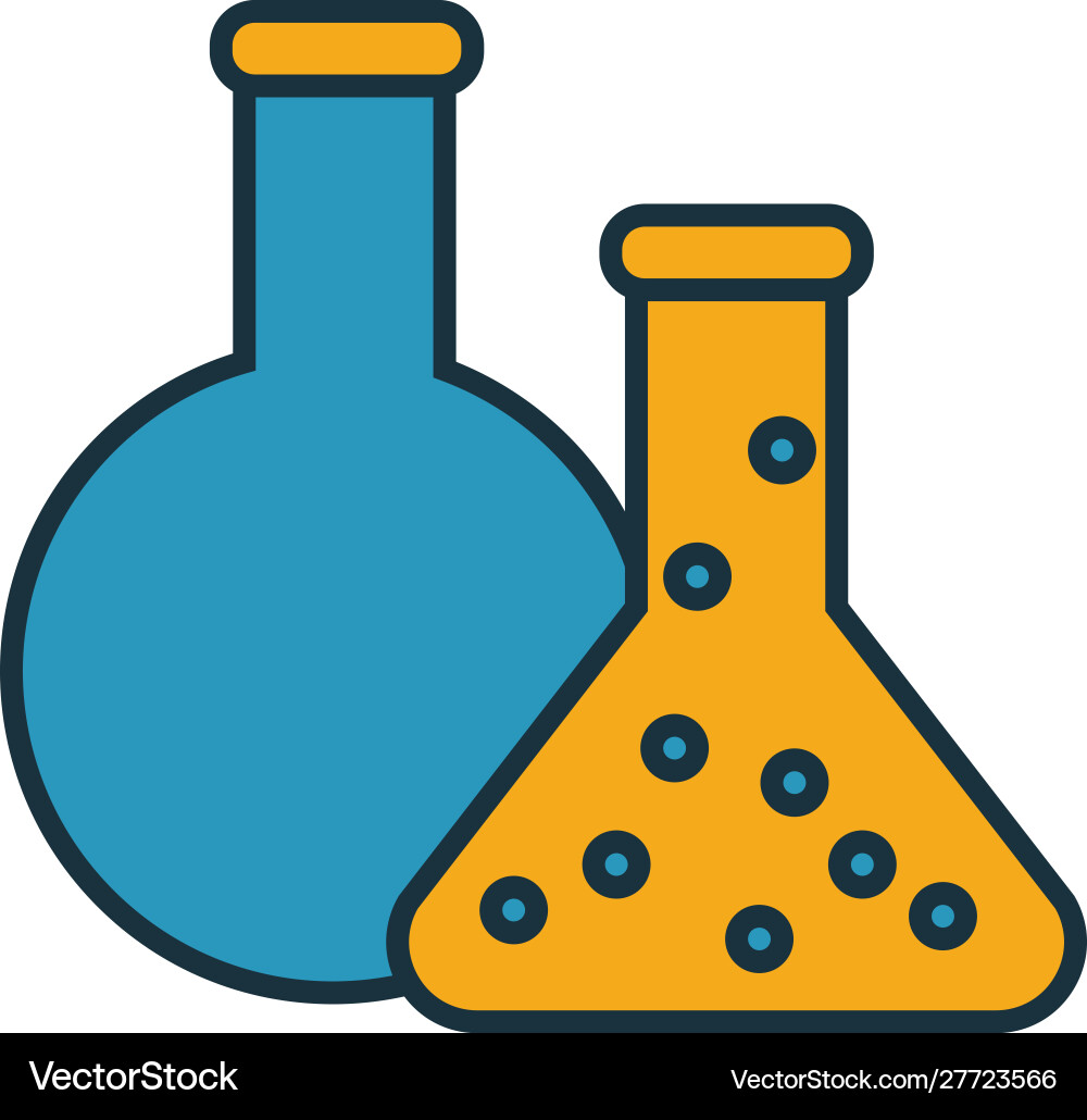 Chemistry icon simple element from school icons Vector Image