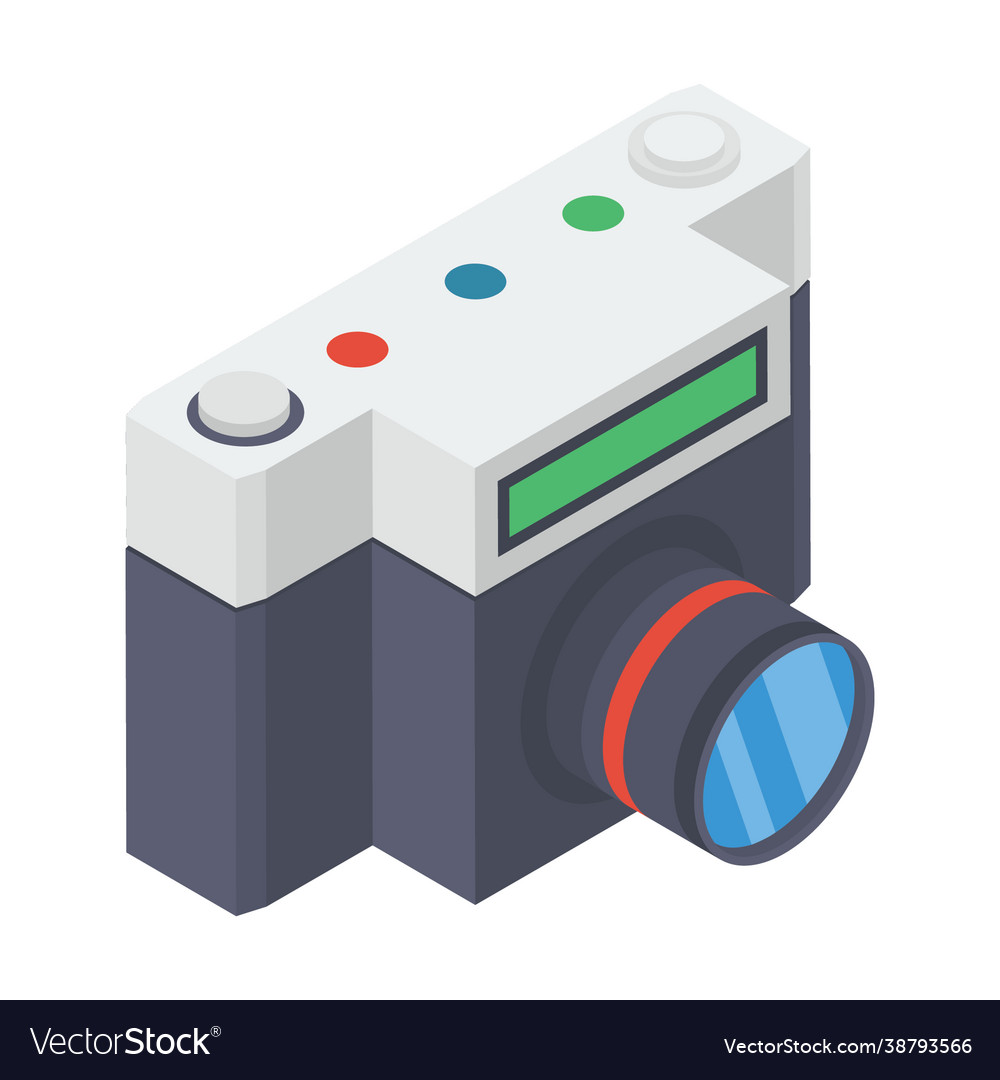 Digital camera Royalty Free Vector Image - VectorStock