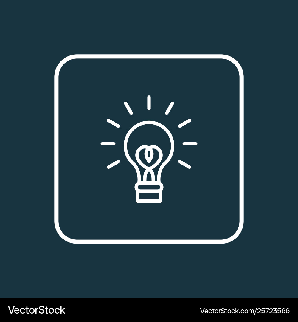 Innovation icon line symbol premium quality Vector Image