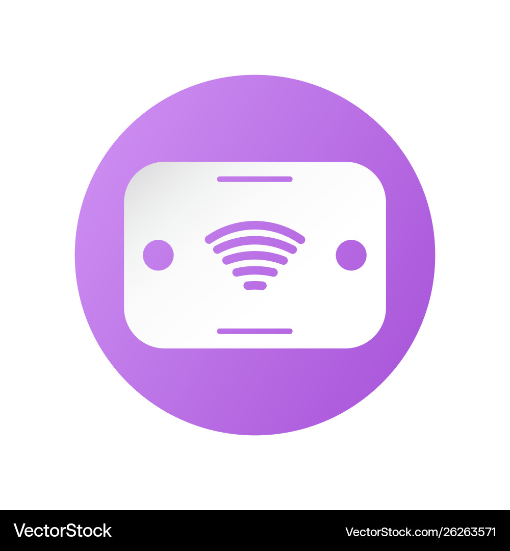 Icon design pocket wifi for travelling around Vector Image