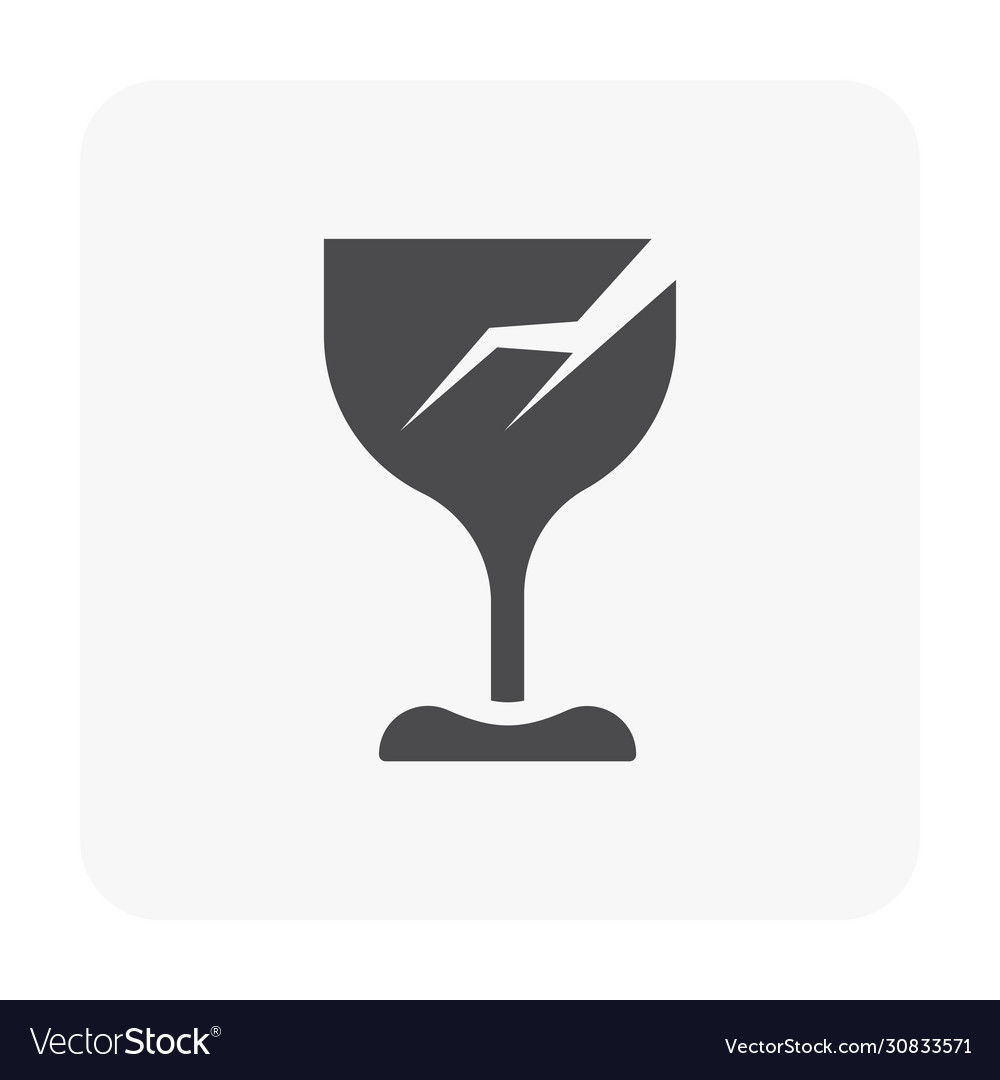 Packaging symbol black Royalty Free Vector Image