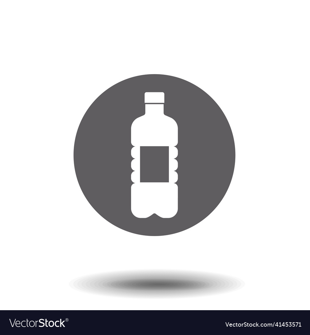 Plastic bottle icon Royalty Free Vector Image - VectorStock