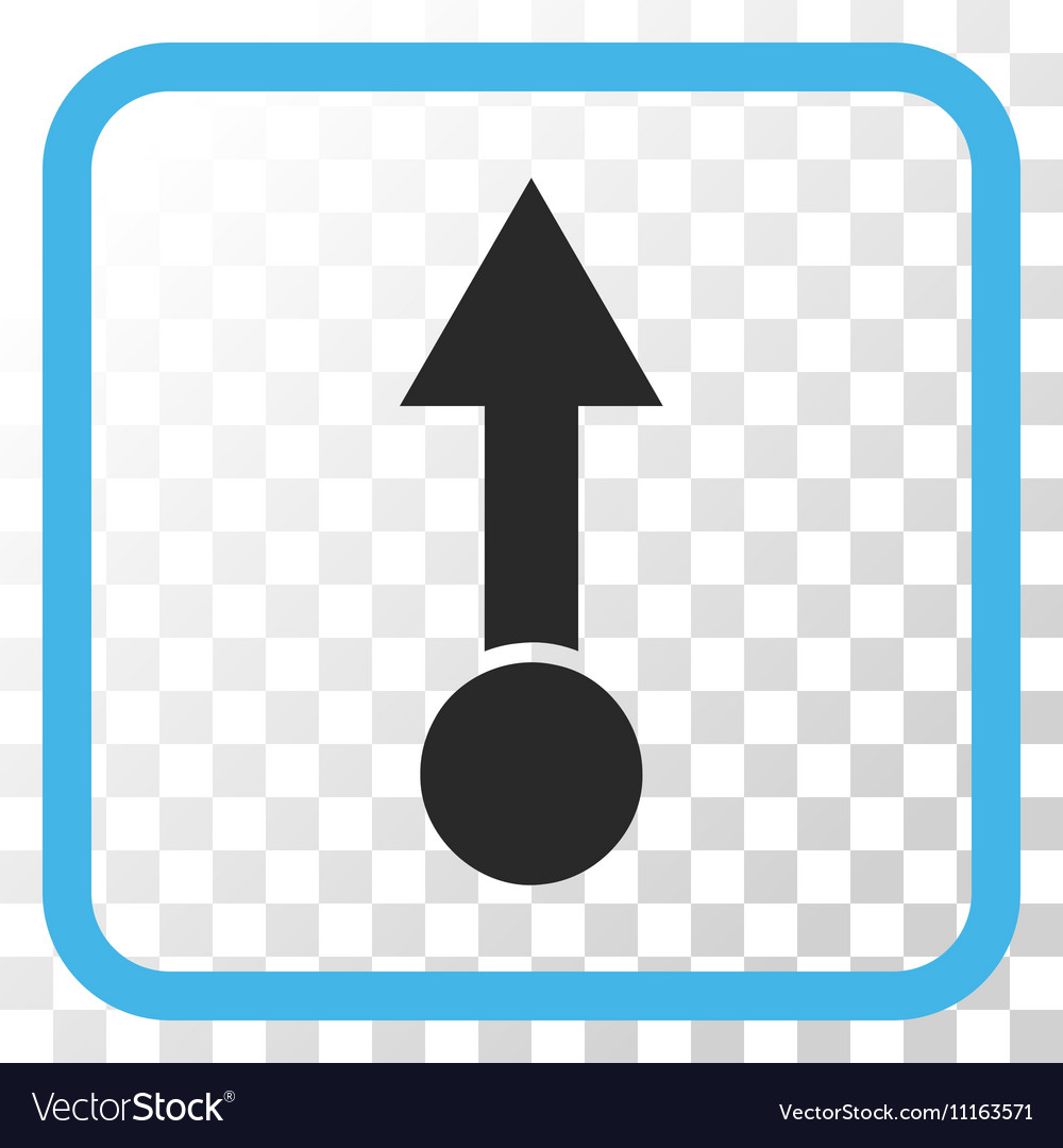 Pull Up Icon In a Frame Royalty Free Vector Image