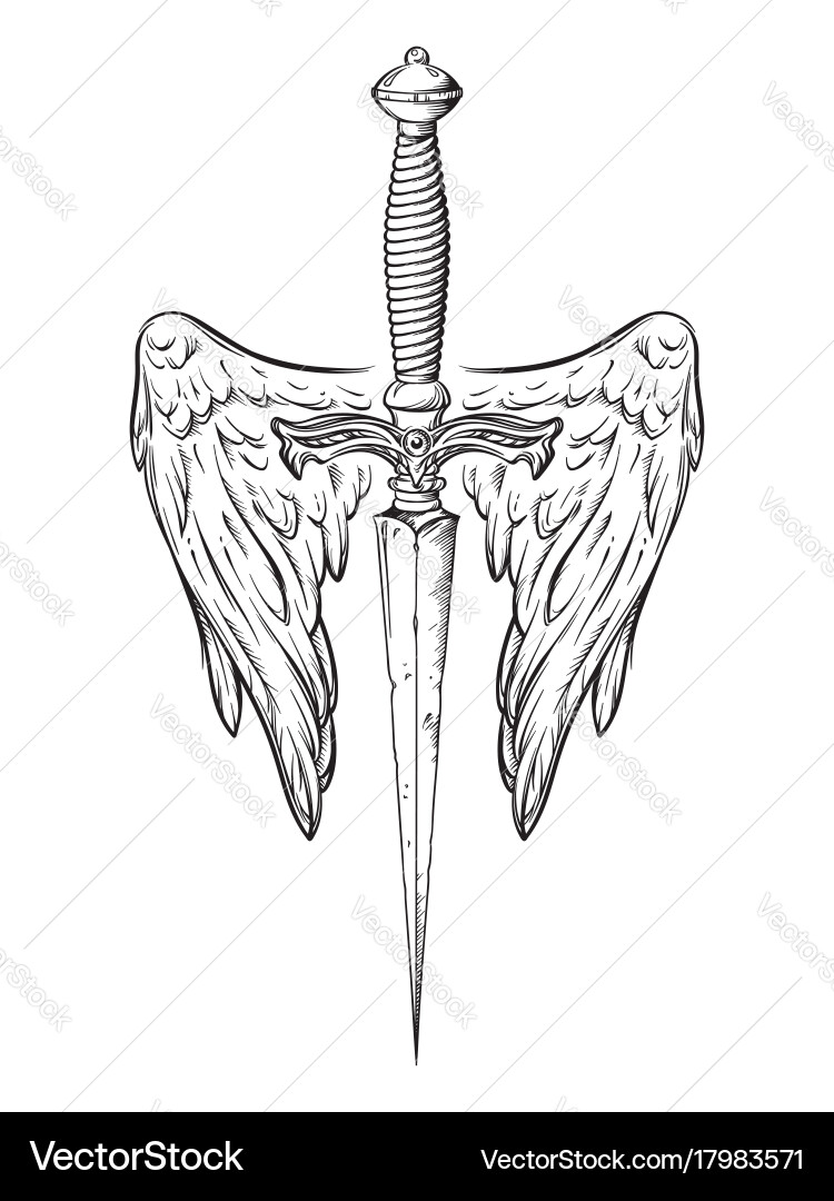 Craft Supplies & Tools Sculpting & Forming Materials Dagger with angel ...