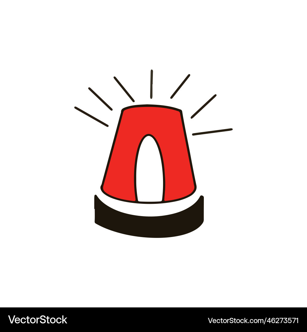 Siren icon logo and symbol Royalty Free Vector Image