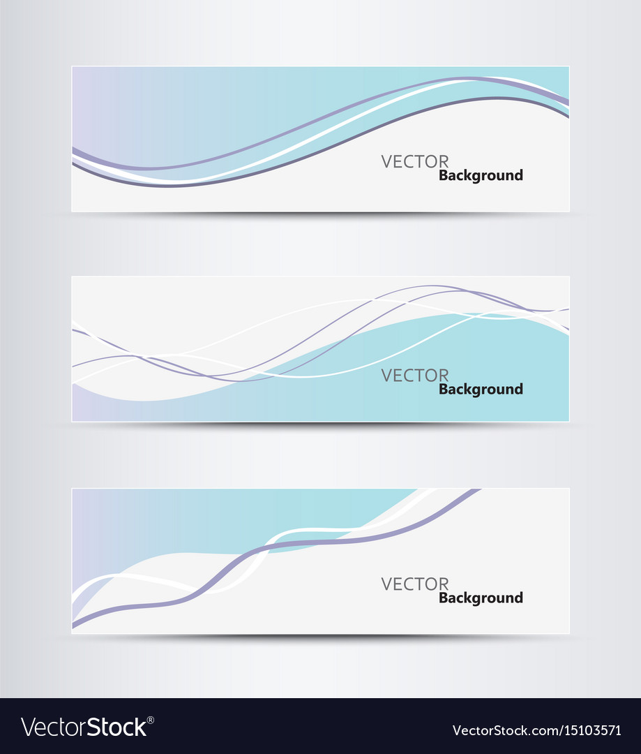 Website header or banner set Royalty Free Vector Image