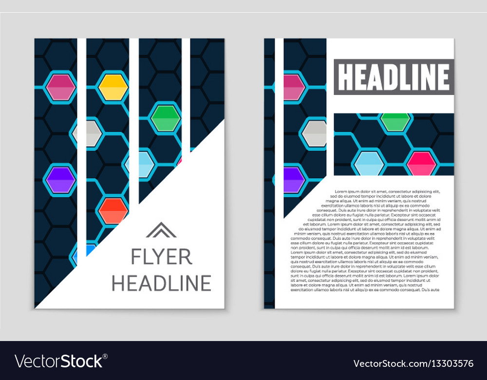 Abstract layout background set for art Royalty Free Vector