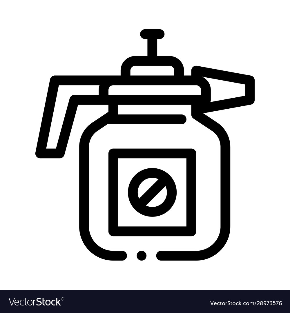 Atomizer tool icon outline Royalty Free Vector Image