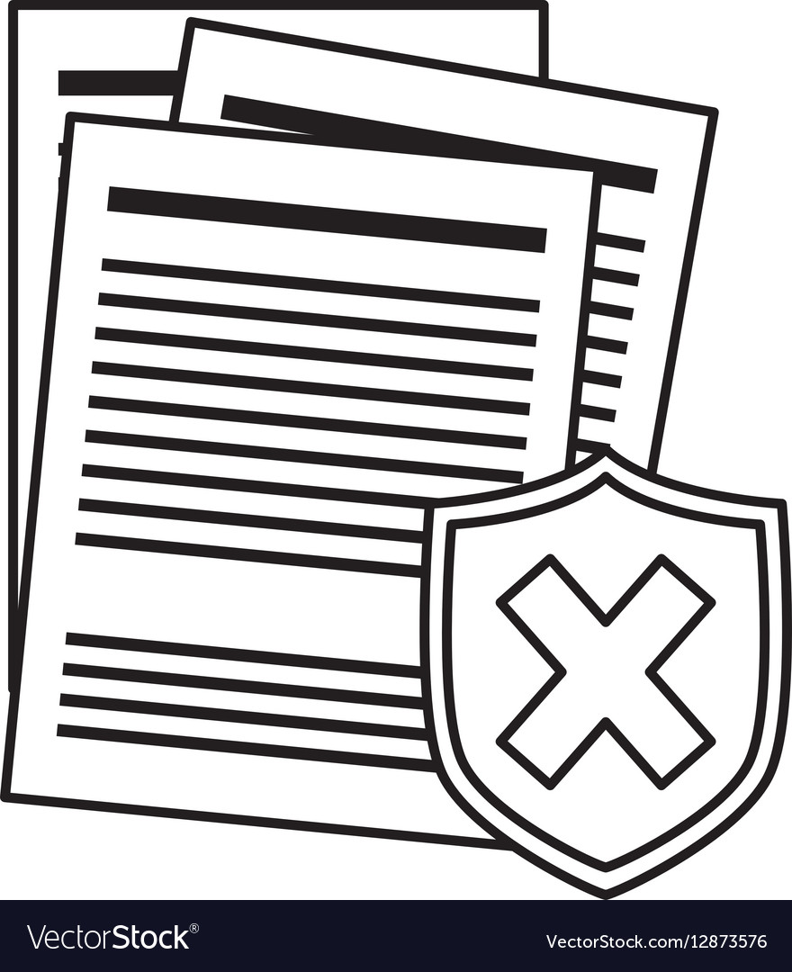 Business document access Royalty Free Vector Image