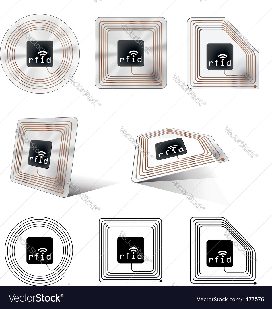 Rfid Royalty Free Vector Image - VectorStock