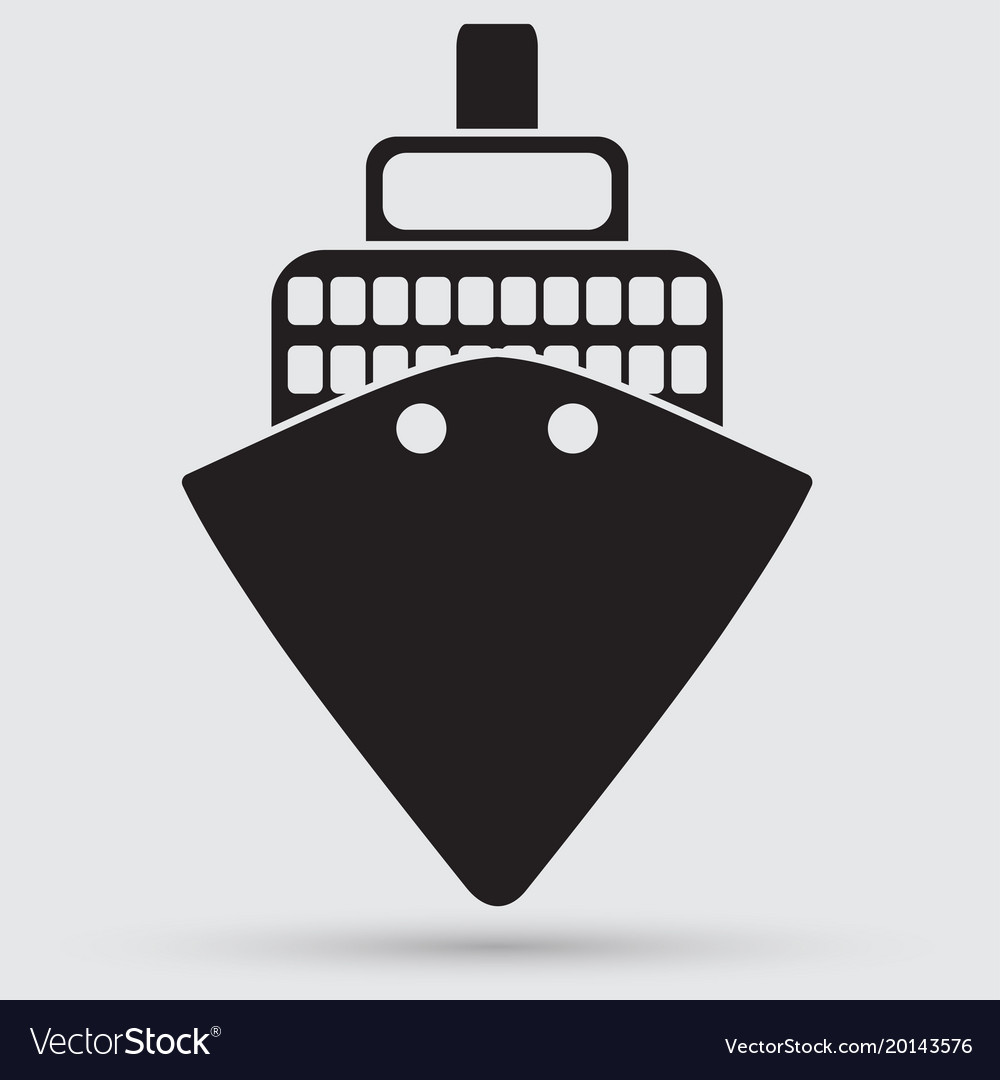Ship icon Royalty Free Vector Image - VectorStock