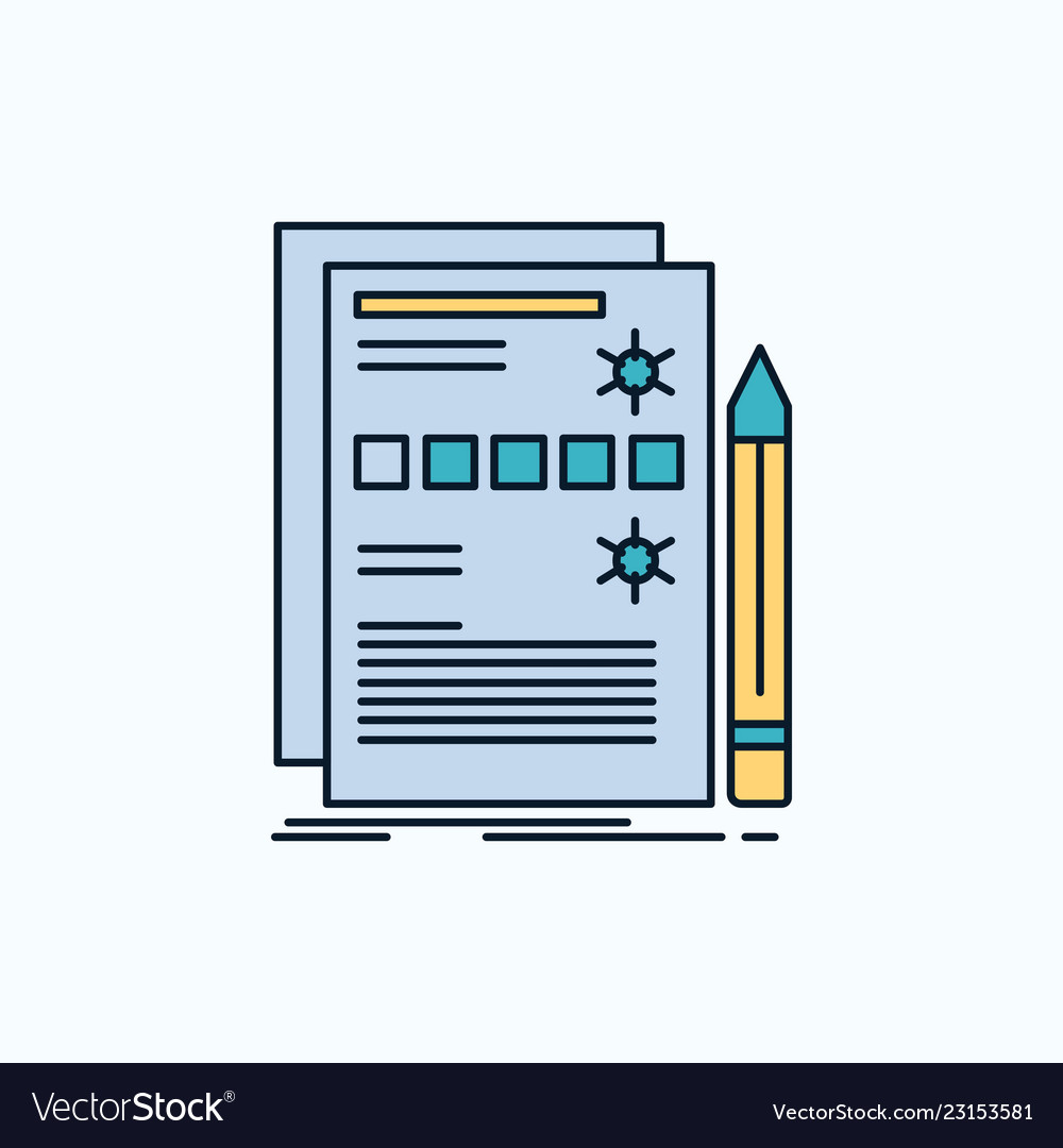 Component data design hardware system flat icon Vector Image