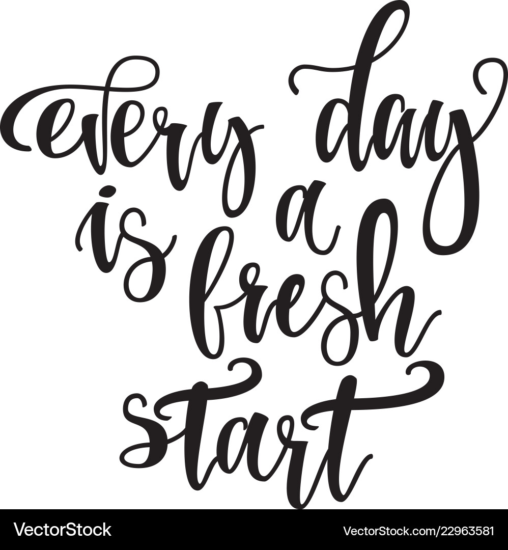 Inspirational hand drawn quote made with ink Vector Image