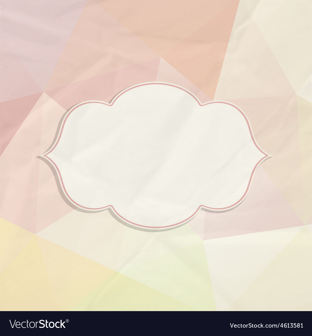 Retro frame Royalty Free Vector Image - VectorStock