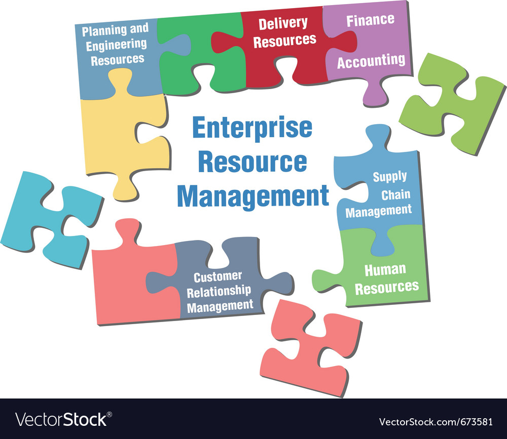 Solution to enterprise Royalty Free Vector Image