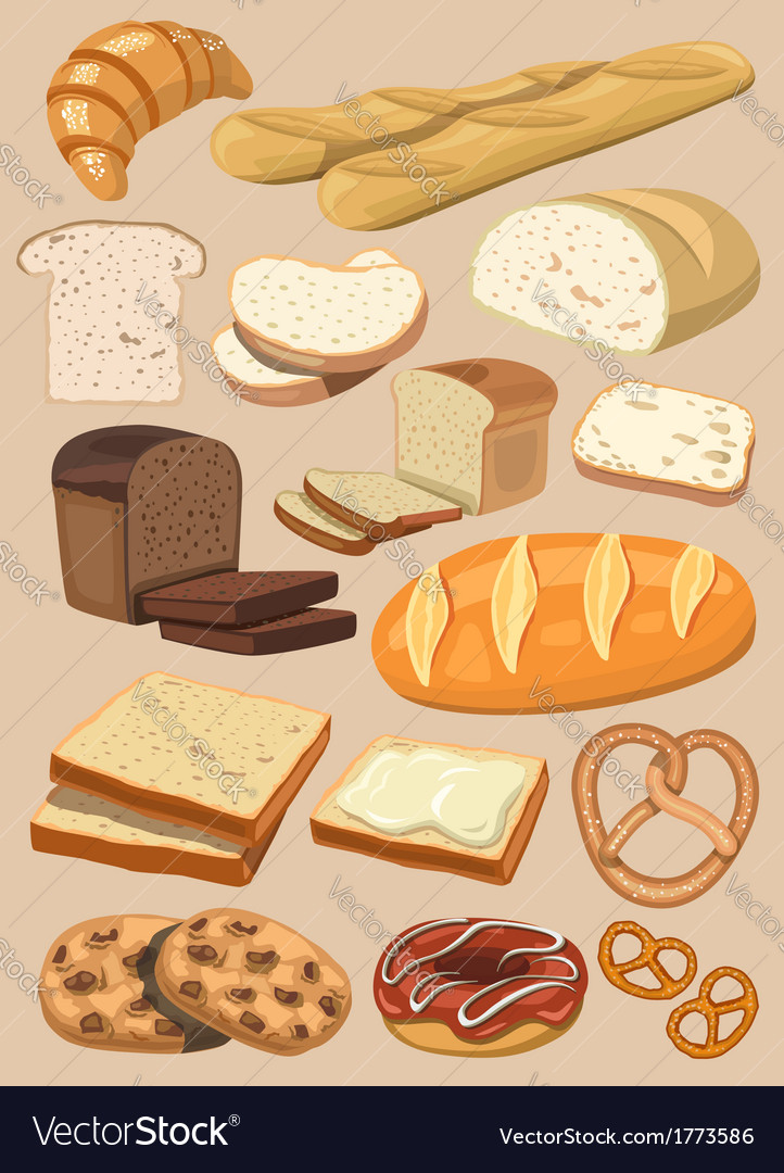 Bread Royalty Free Vector Image - VectorStock