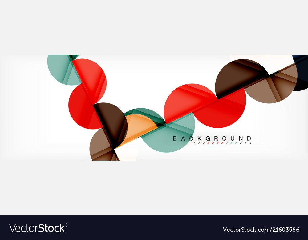 Circle abstract background geometric Royalty Free Vector
