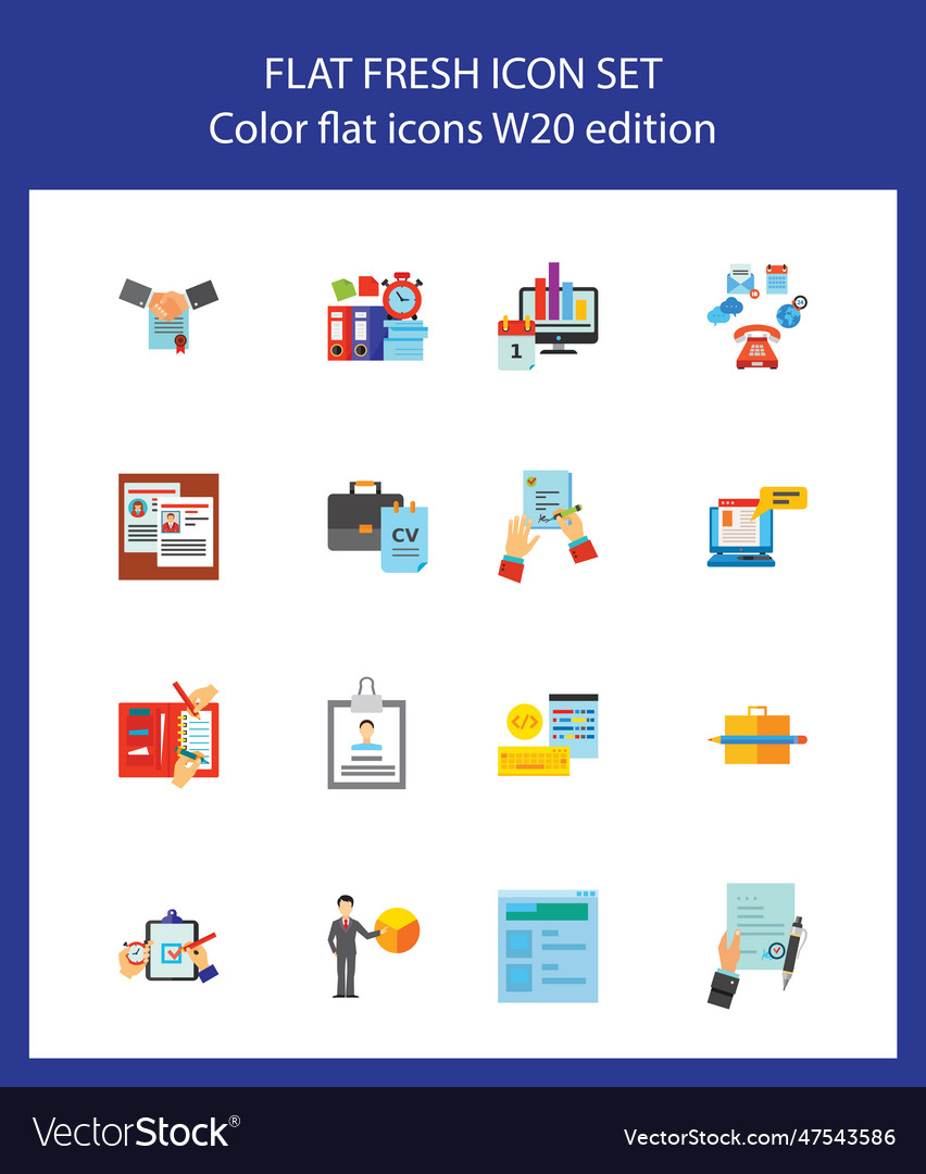 Documentation icon set Royalty Free Vector Image