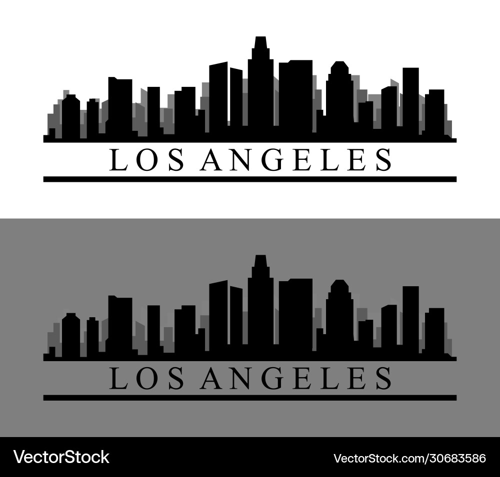 Los angeles icon in on white background Royalty Free Vector