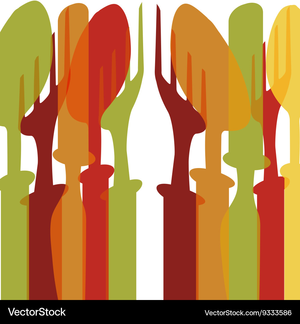 Menu cutlery Royalty Free Vector Image - VectorStock