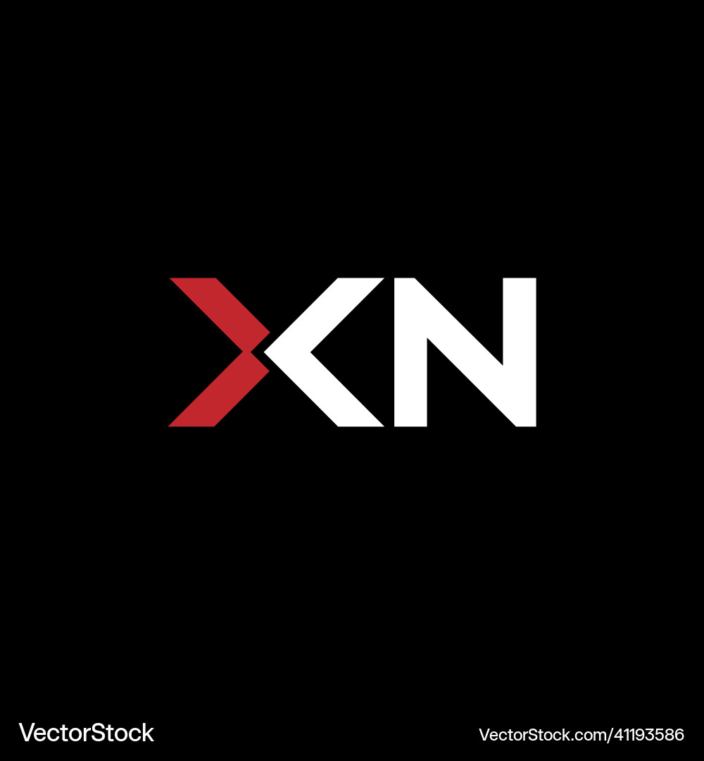 Xn or nx abstract outstanding professional Vector Image