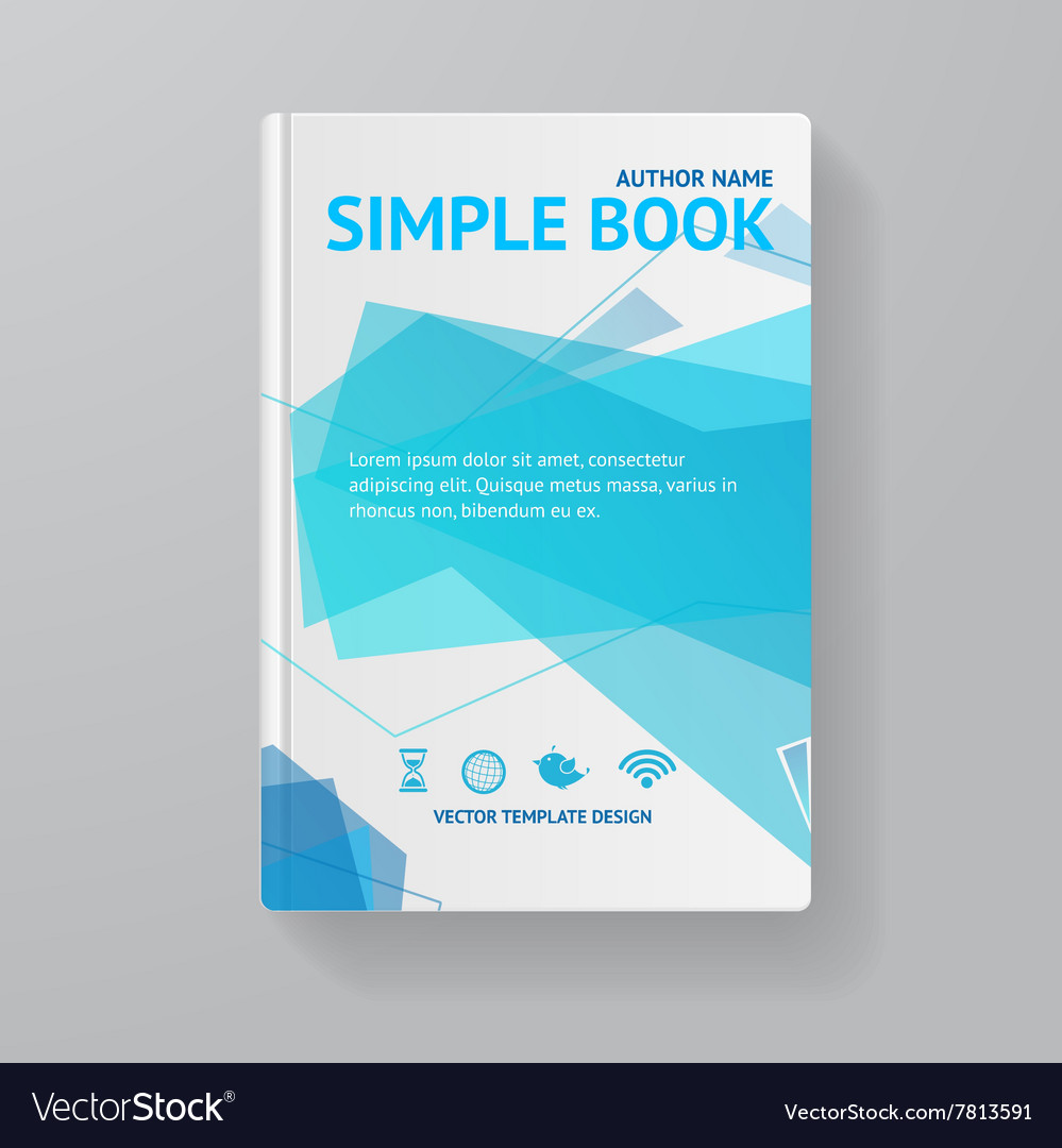 Book template Royalty Free Vector Image - VectorStock