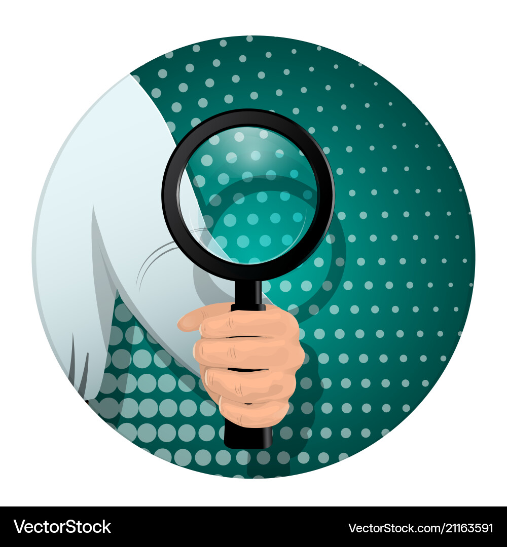 Item in the man s hand-01 Royalty Free Vector Image