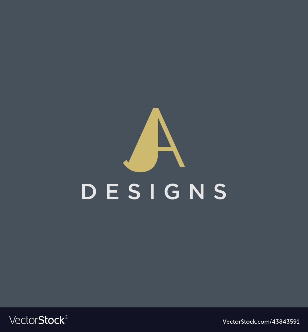 Ja creative logo design Royalty Free Vector Image