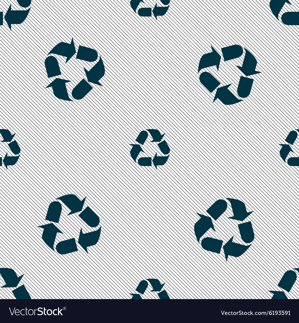 Processing icon sign seamless pattern Royalty Free Vector