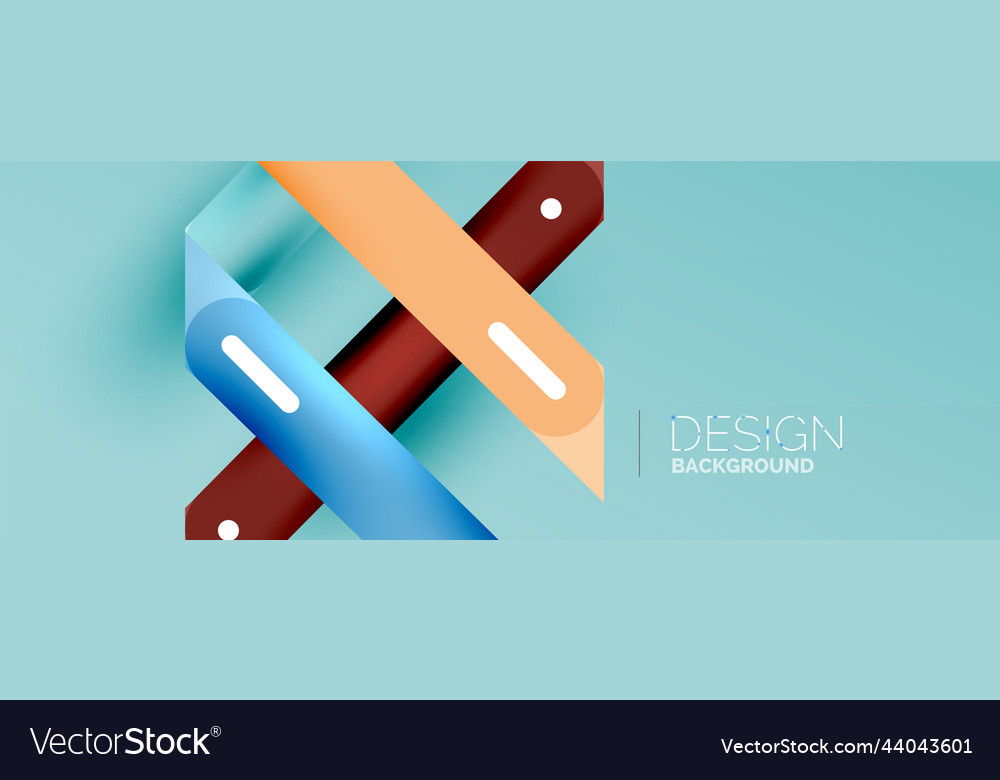 Background overlapping lines dynamic Royalty Free Vector