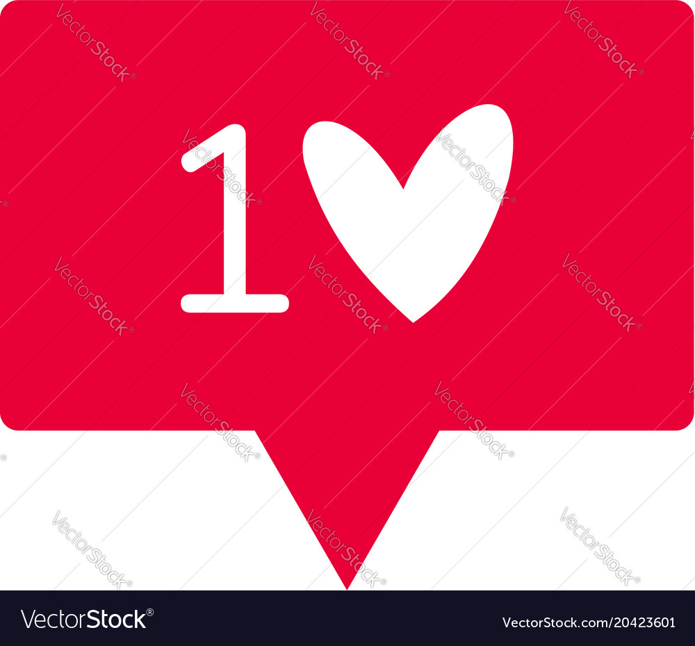 Counter notification icon Royalty Free Vector Image