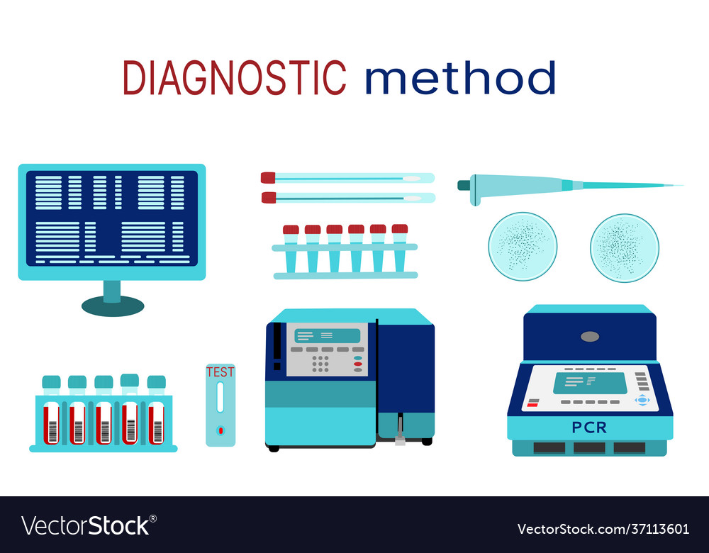 Diagnostic method Royalty Free Vector Image - VectorStock
