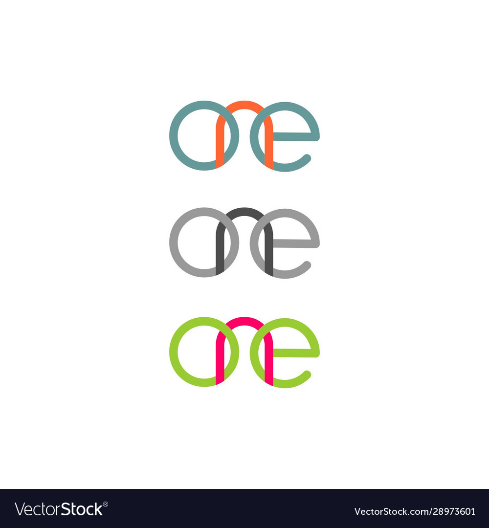 O n e Royalty Free Vector Image - VectorStock