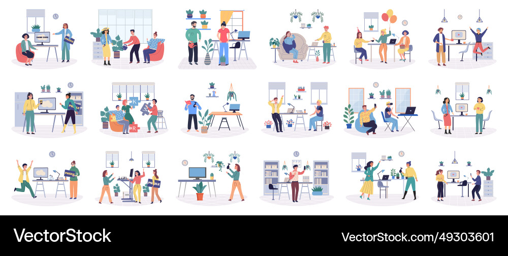 Office rest the office can be place relaxation Vector Image