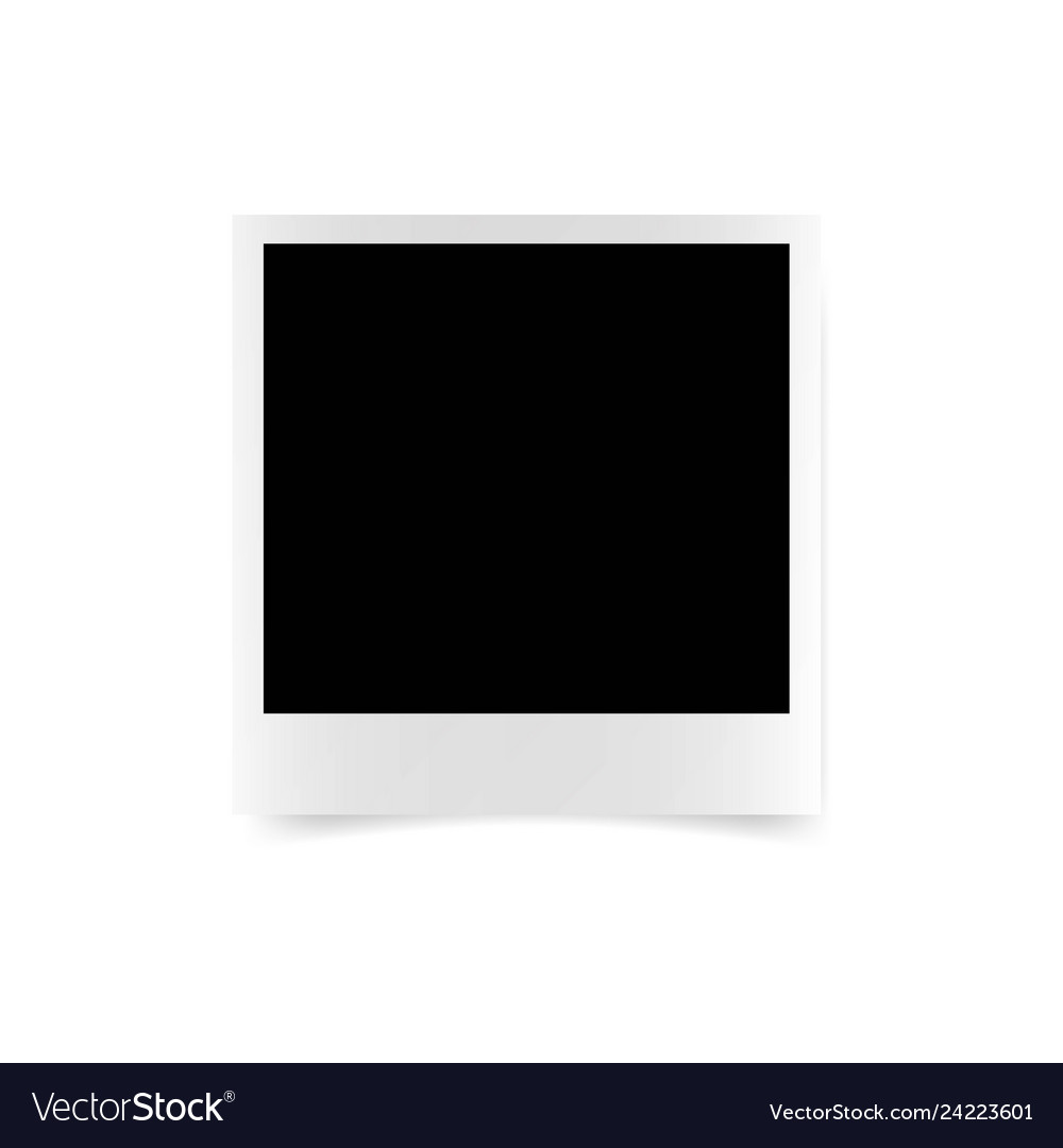 Paper frame isolated Royalty Free Vector Image