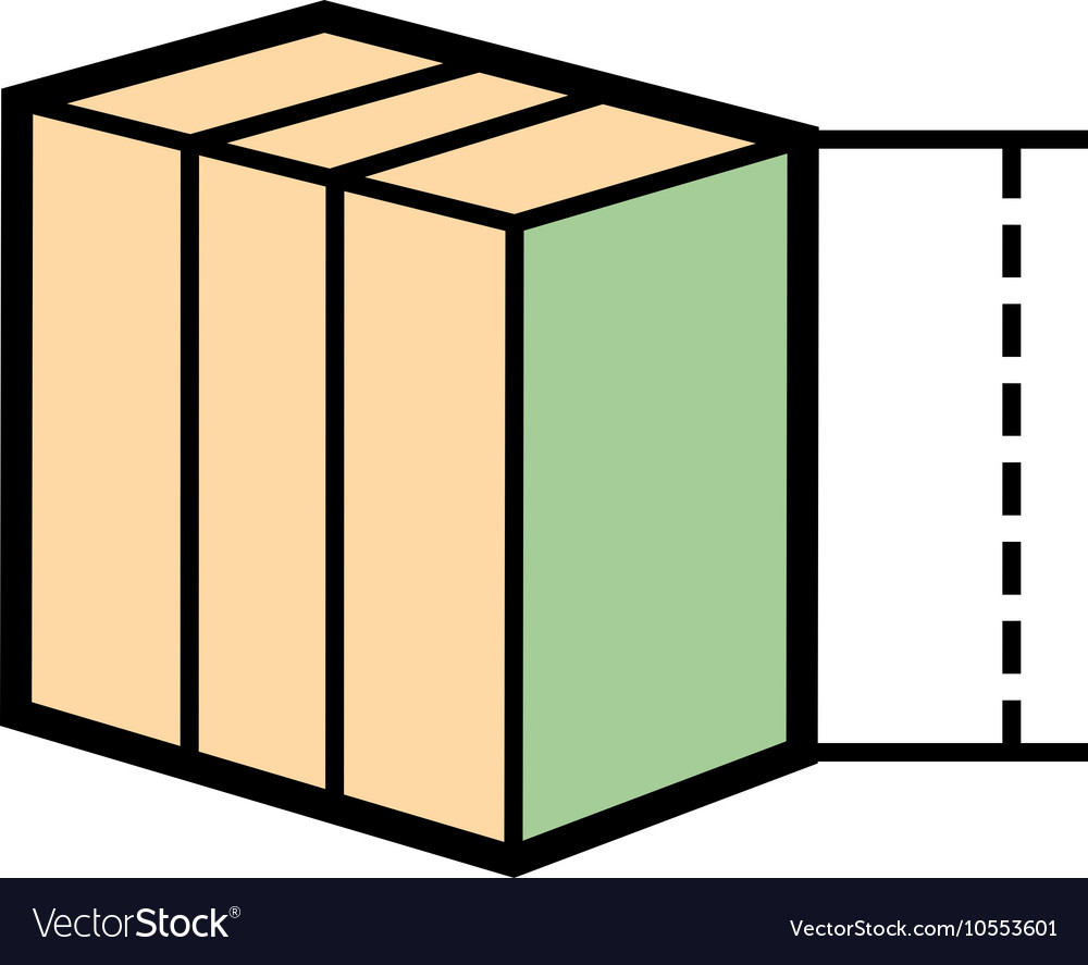 Parcel box Royalty Free Vector Image - VectorStock