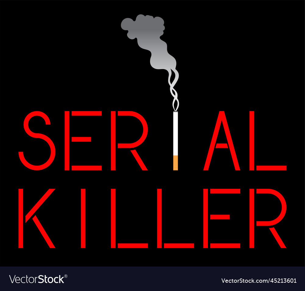 Serial killer Royalty Free Vector Image - VectorStock
