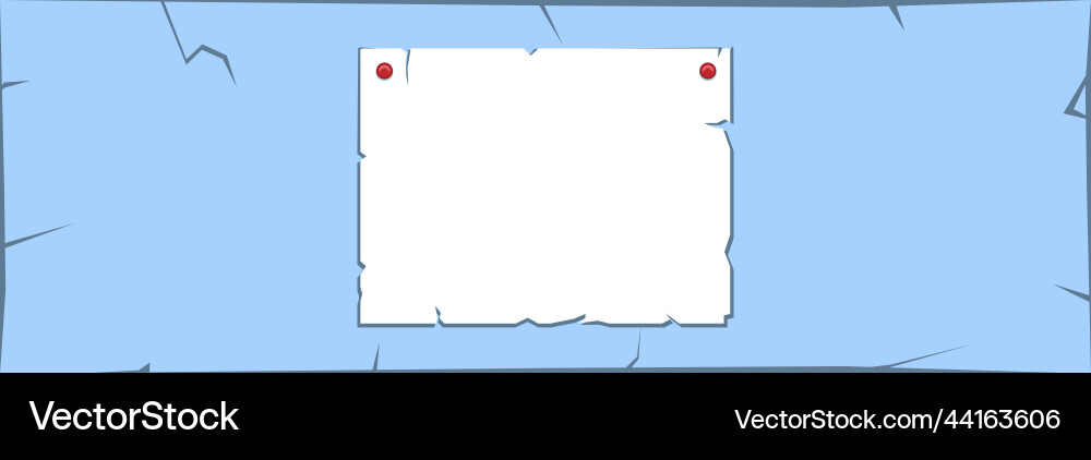 A blank sheet of paper Royalty Free Vector Image