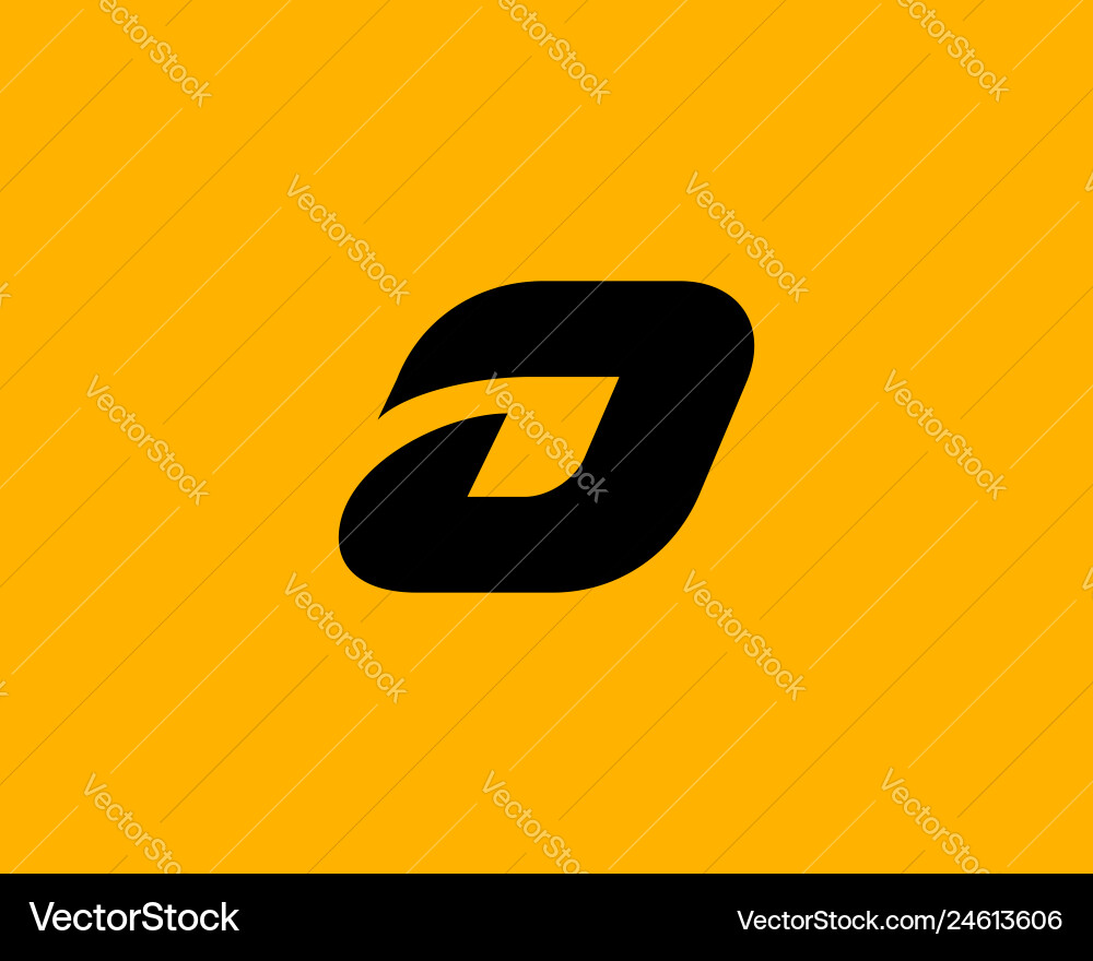 Letter o number 0 logo icon design template Vector Image