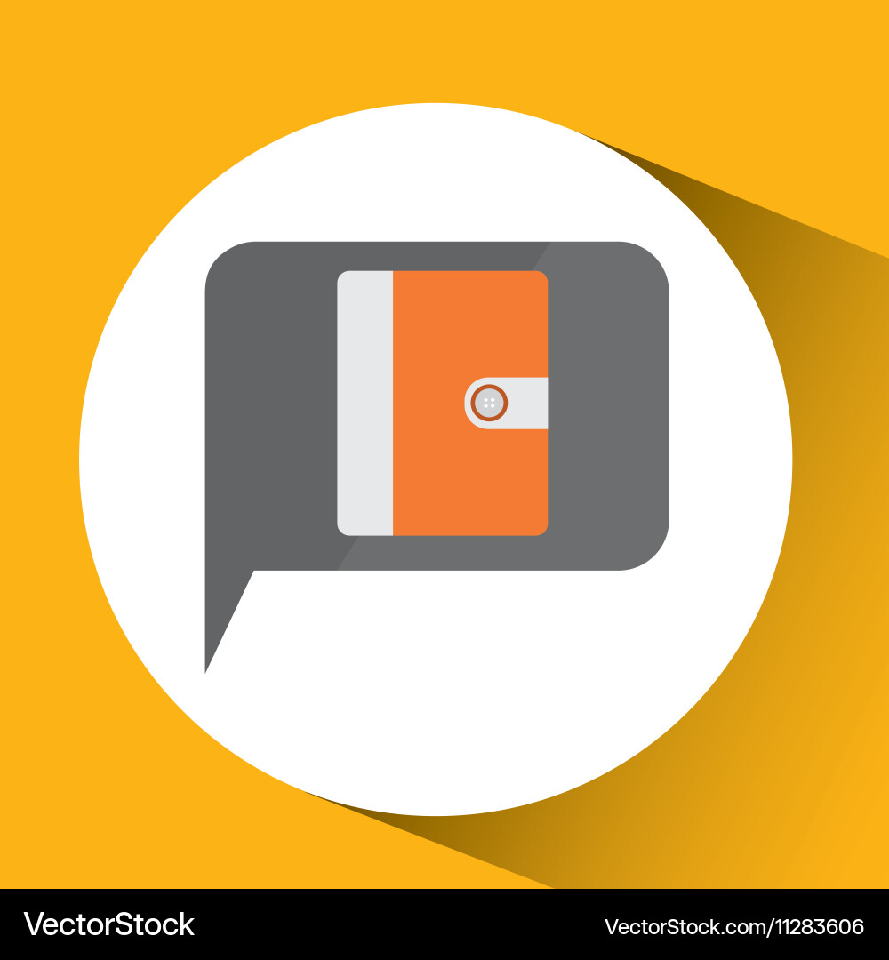 Technology monitor library book icon isolated Vector Image