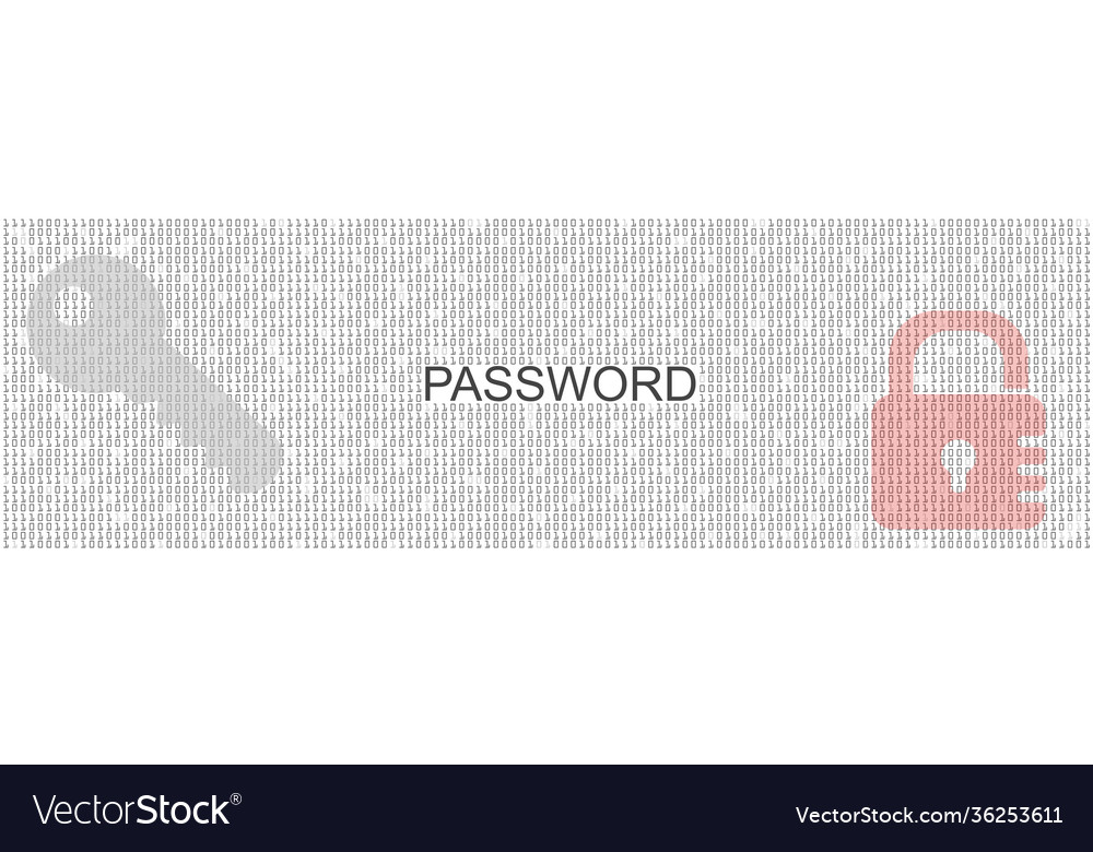 Computer science is a binary number system Vector Image