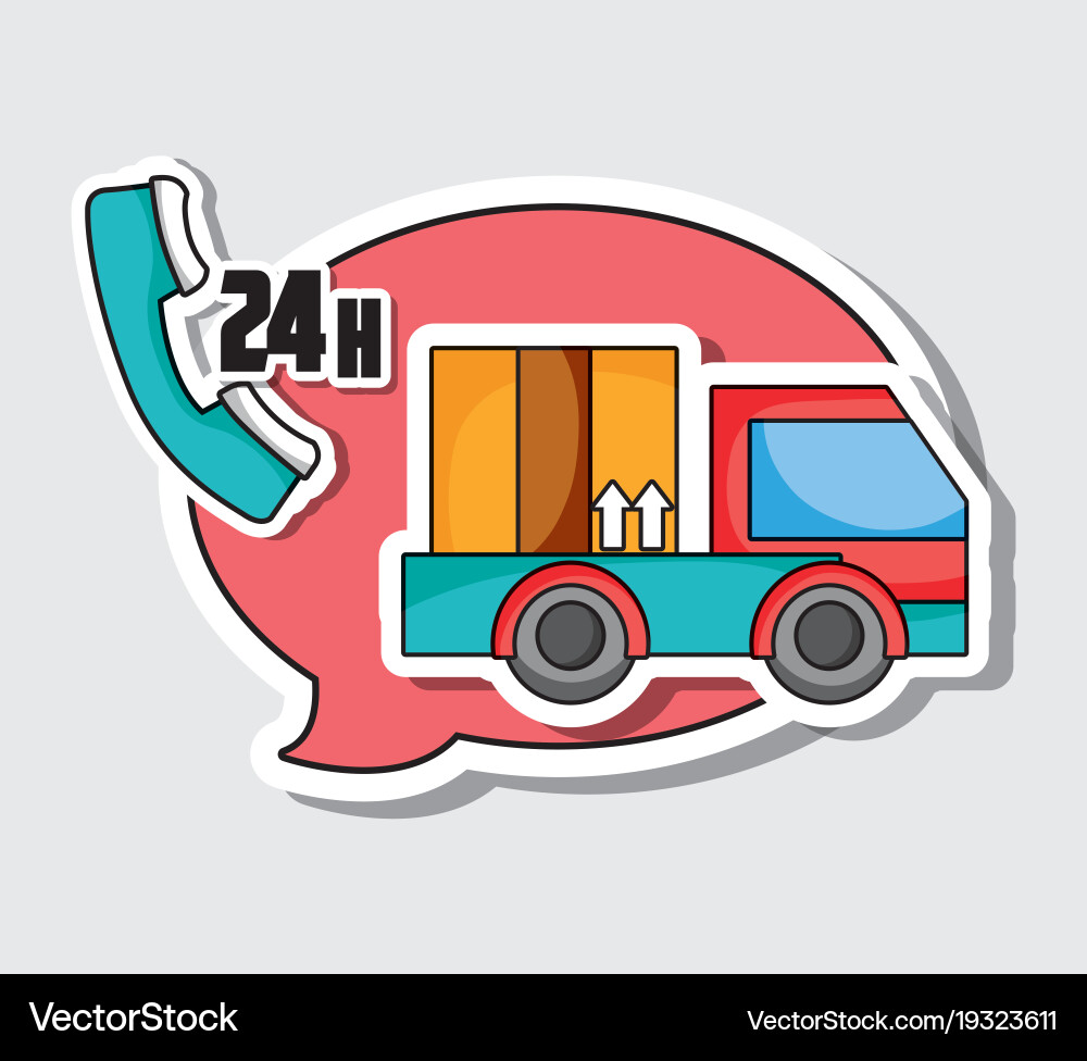 Express delivery service business shipping Vector Image