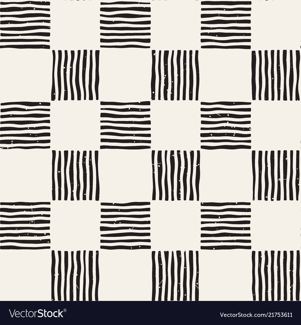 Hand drawn seamless repeating pattern Royalty Free Vector