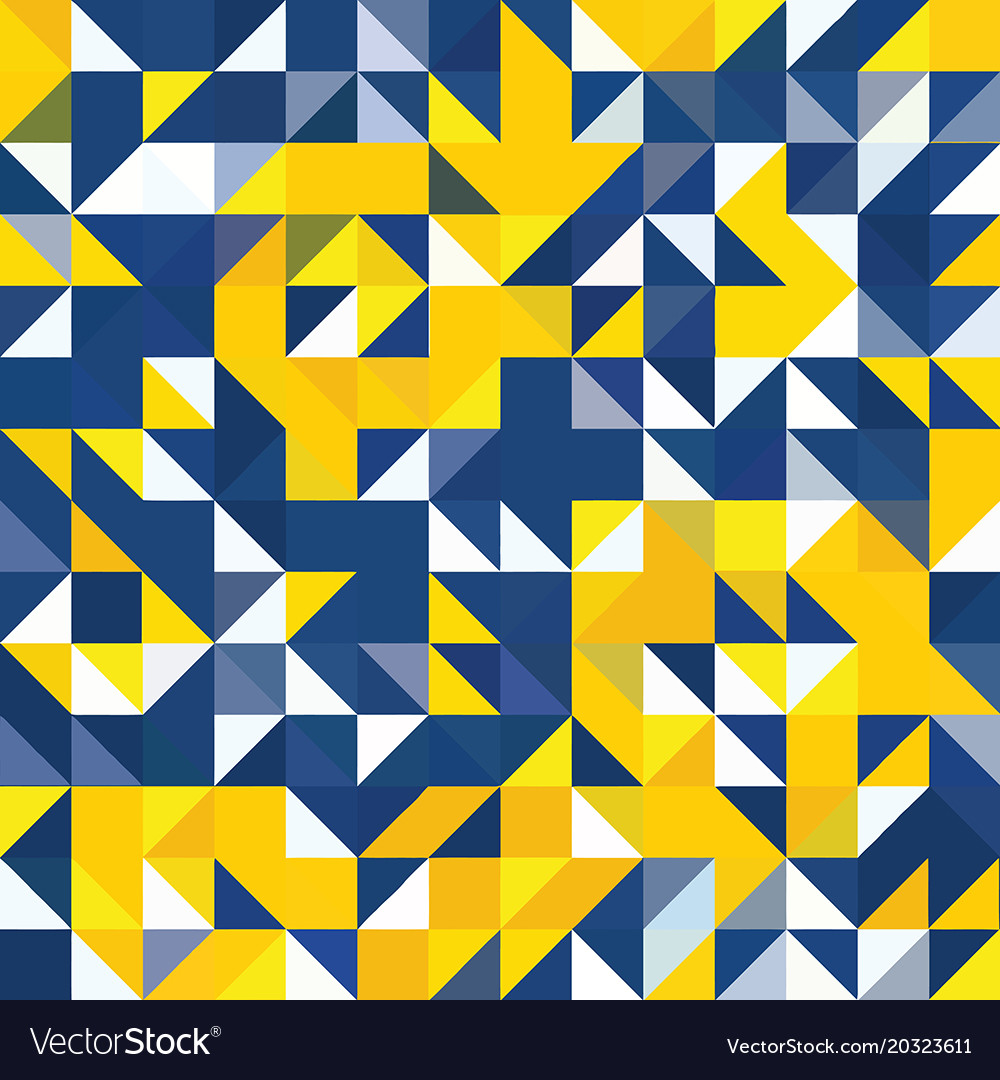 Triangle geometric shapes pattern Royalty Free Vector Image